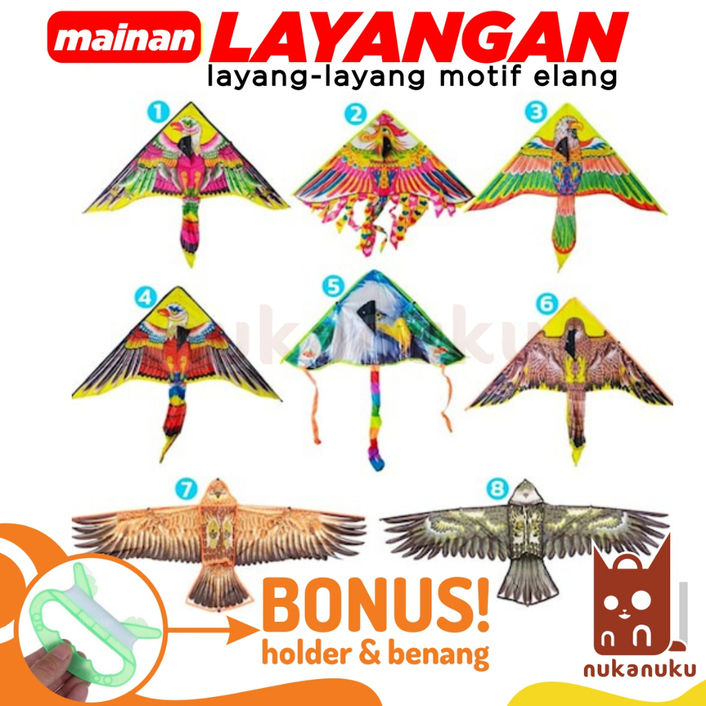 Jual NUKANUKU - Layangan Elang Parasut / Layangan / Layang Layang ... Jual NUKANUKU - Layangan Elang Parasut / Layangan / Layang Layang ...