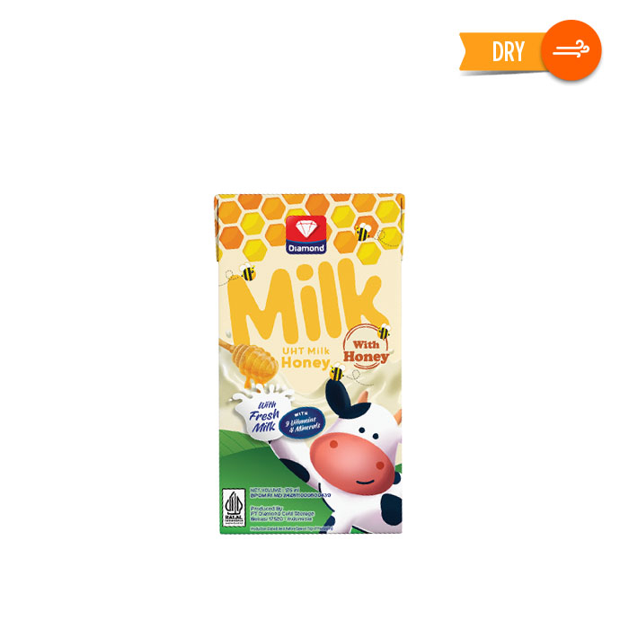 Jual DIAMOND MILK UHT HONEY 125 ML | Shopee Indonesia