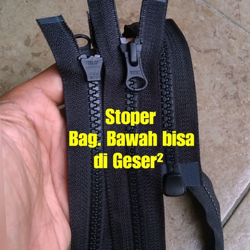 Jual Resleting Jaket no 5 YKK & Korea Gigi Jagung Vislon 40 s/d 90 cm | Shopee Indonesia