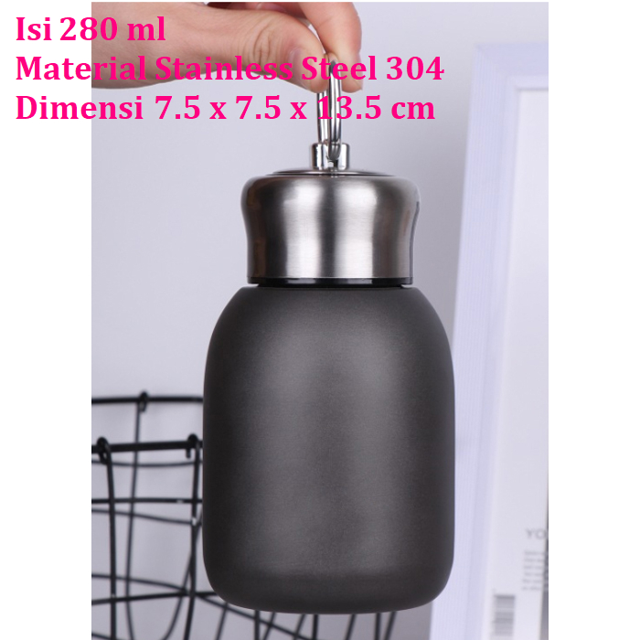 Jual Botol Termos Air Panas Dingin 280ml Jaga Suhu Ringkas Higienis ...