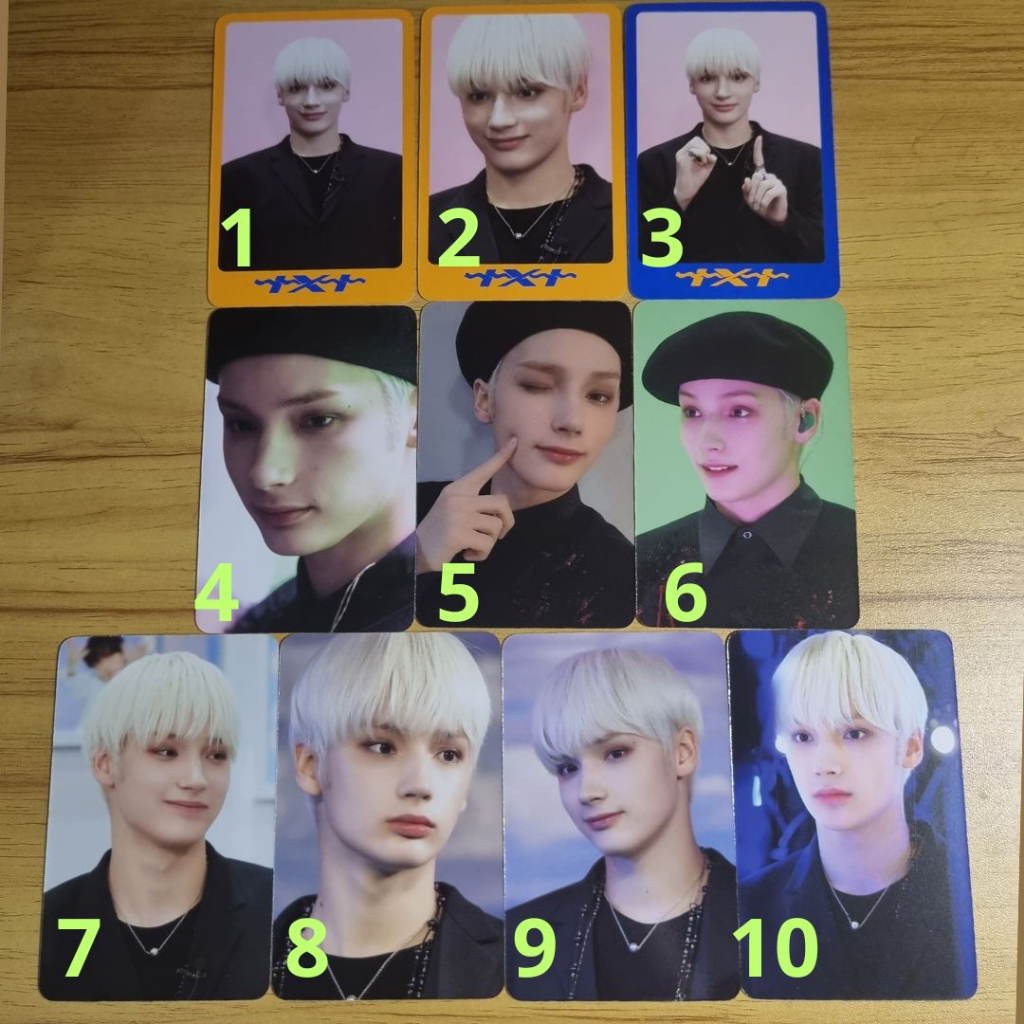 Jual SHARING PHOTOCARD OFFICIAL DICON TXT HUENINGKAI | Shopee Indonesia