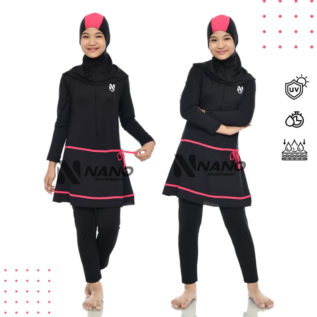 Jual Nano Sportswear || BAJU RENANG MUSLIM ANAK/ BAJU RENANG ANAK ...