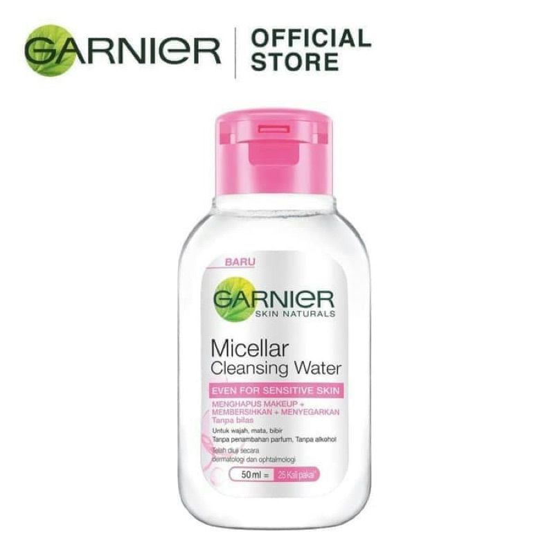 Jual GARNIER Micellar Water Pink 50ml | Shopee Indonesia