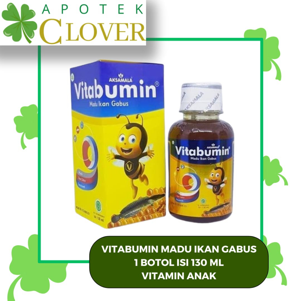 Jual VITABUMIN Madu Ikan Gabus, botol isi 130 ml, vitamin anak | Shopee ...