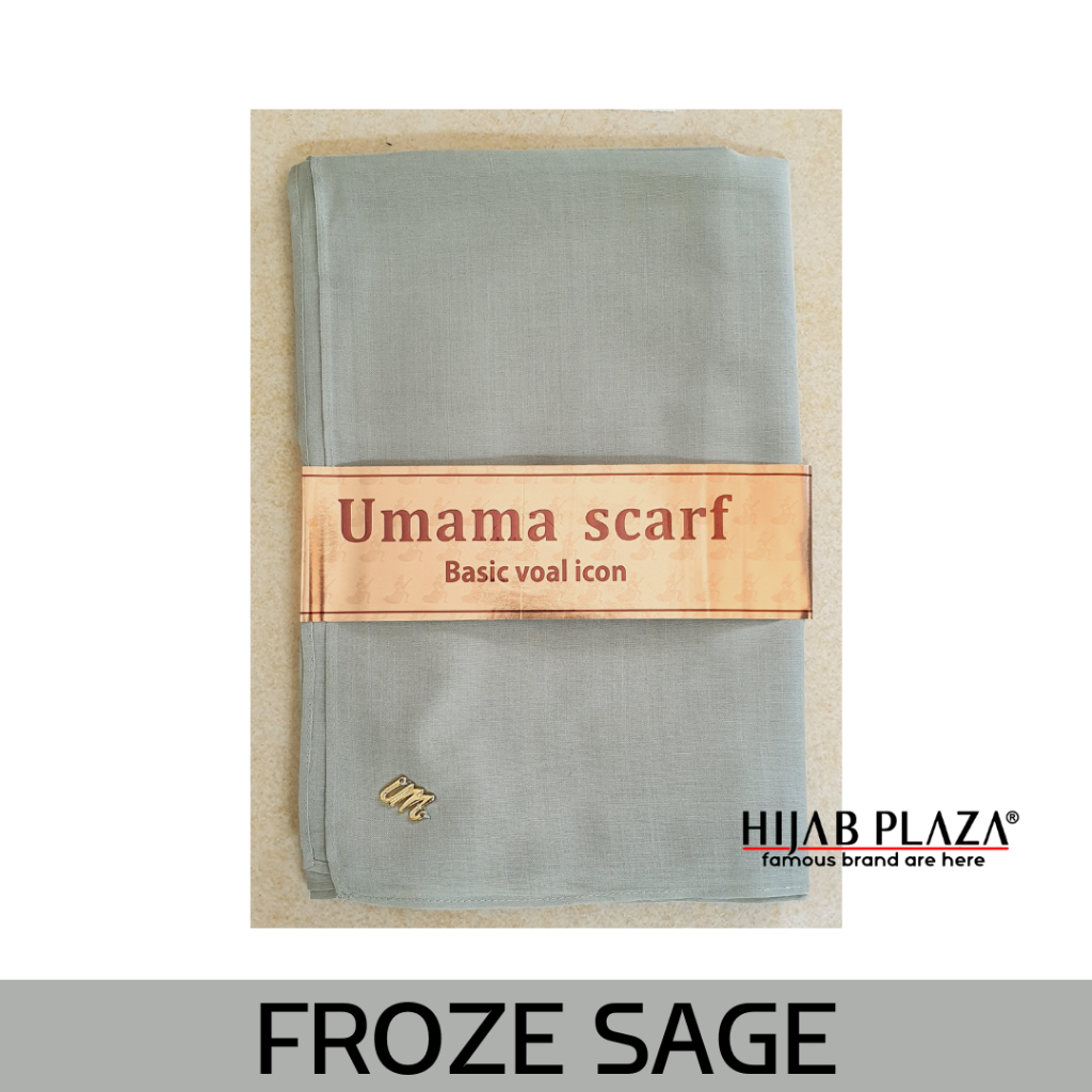 Jual Umama Scarf Basic Voal Icon Metal Logo dan Non Logo Hijab Segi ...