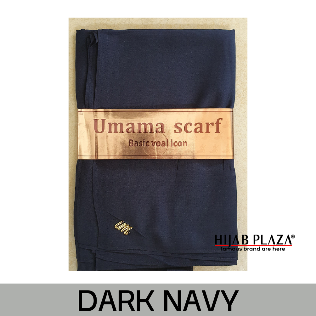 Jual Umama Scarf Basic Voal Icon Metal Logo dan Non Logo Hijab Segi ...