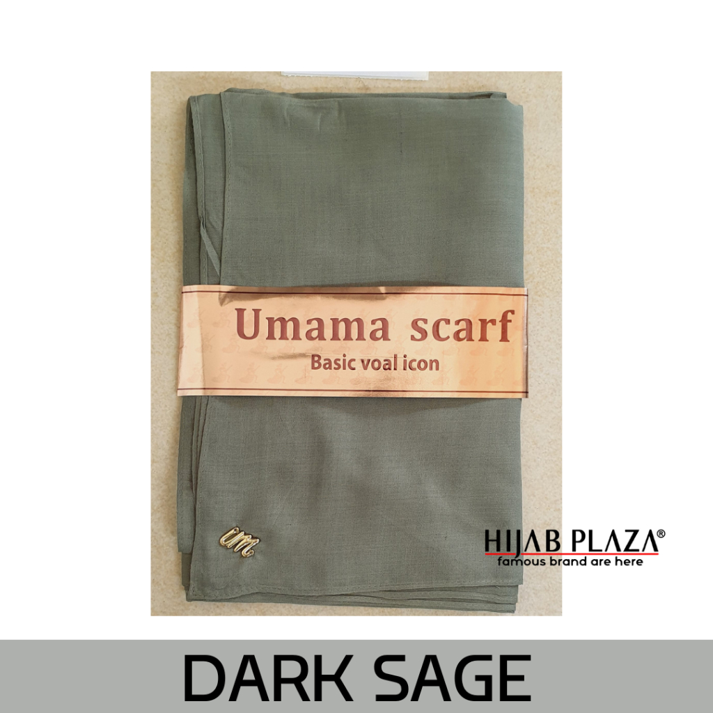 Jual Umama Scarf Basic Voal Icon Metal Logo dan Non Logo Hijab Segi ...