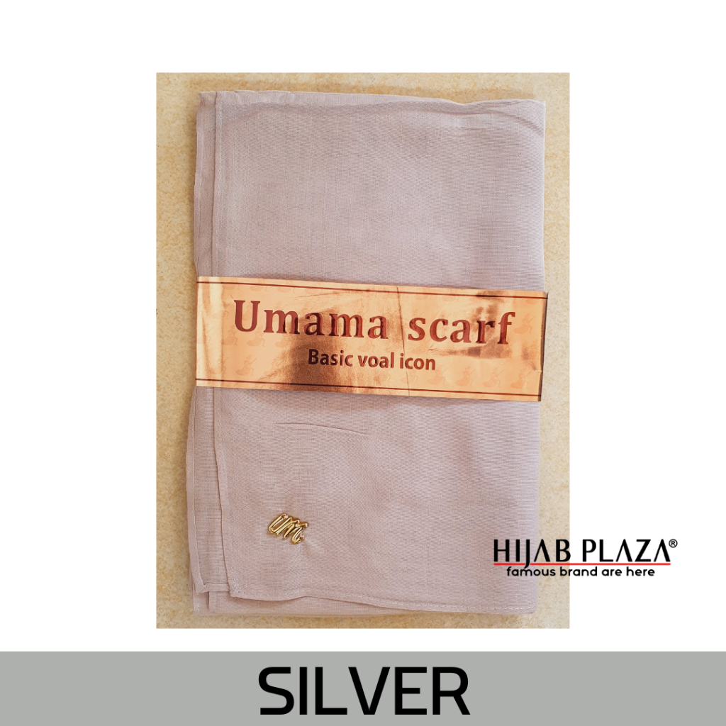 Jual Umama Scarf Basic Voal Icon Metal Logo dan Non Logo Hijab Segi ...