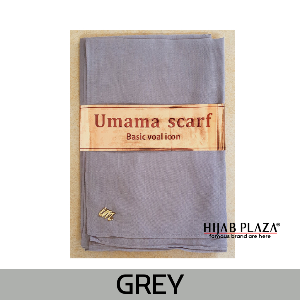 Jual Umama Scarf Basic Voal Icon Metal Logo dan Non Logo Hijab Segi ...