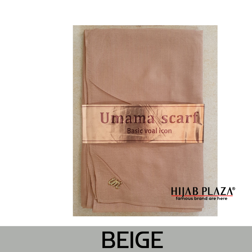 Jual Umama Scarf Basic Voal Icon Metal Logo dan Non Logo Hijab Segi ...