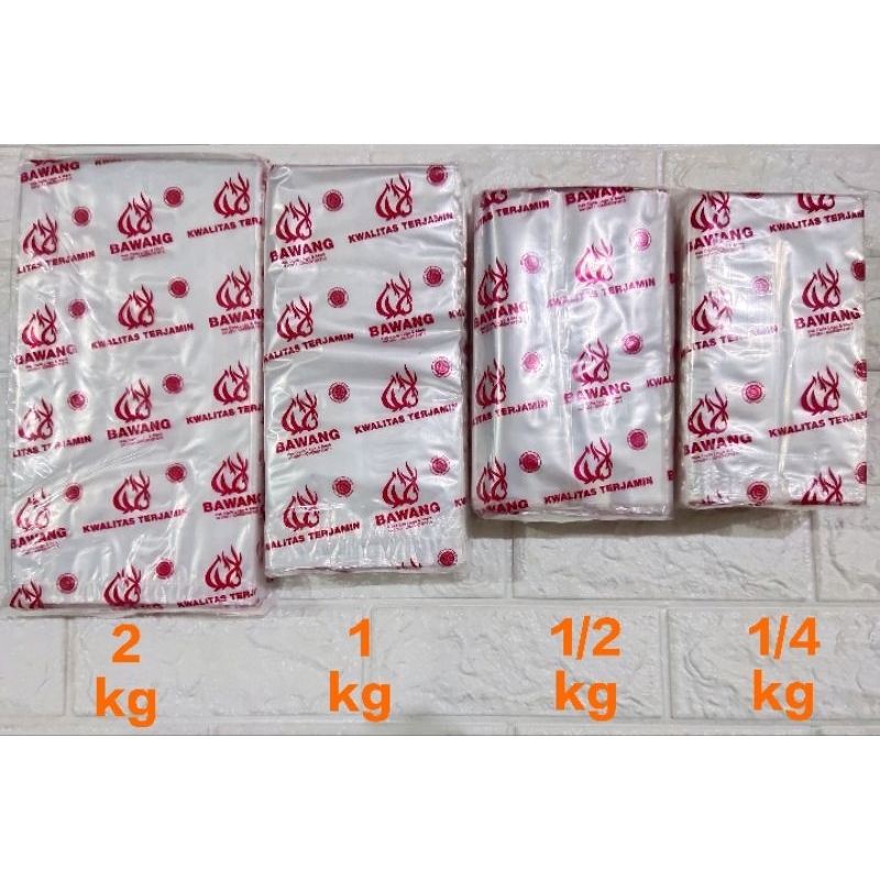 Jual Kantong plastik bening PP cap Bawang / Wayang | Shopee Indonesia