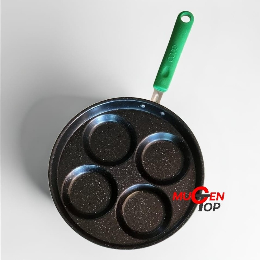 Jual Fry Pan Teflon 4 Lubang / Wajan Penggorengan Telur / Panci Telur ...