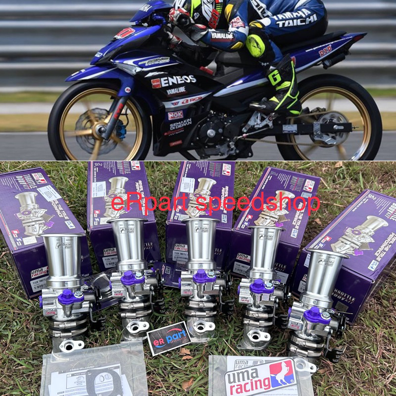 Jual Throttle Body Uma Racing 32 34 36 38 40 mx king y15zr TB Velocity ...