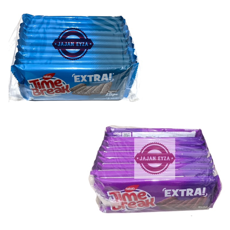 Jual NABATI TIME BREAK CHOCO 1pack isi 10pcs | Shopee Indonesia