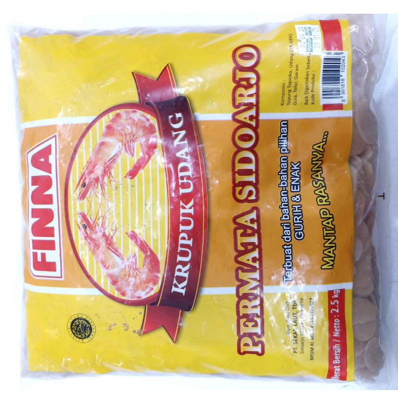 Jual Krupuk udang finna 2.5kg | Shopee Indonesia