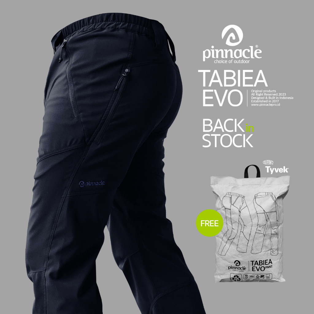 Jual Pinnacle Pro Official Tabiea Evo Hike Pant - Dark Navy | Shopee ...