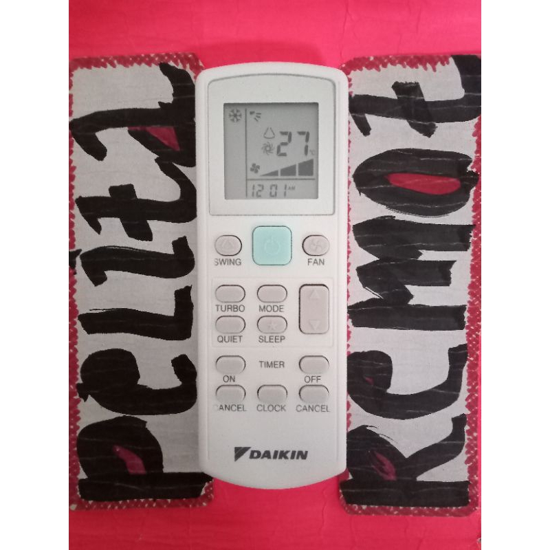 Jual REMOTE AC DAIKIN R32 INVERTER ORIGINAL TERLENGKAP | Shopee Indonesia