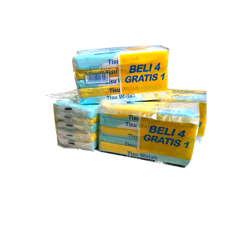 Jual Tisu Larisst Buy 4 get 1 free | Tissue Wajah 50’s 2 ply | Shopee ...