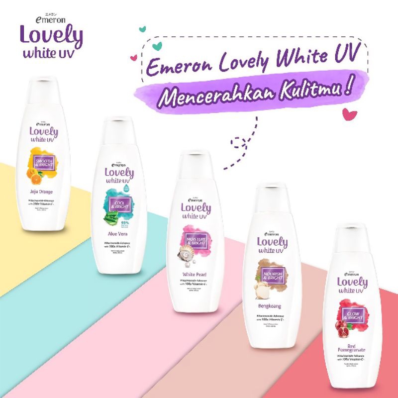 Jual Emeron Lovely White Hand & Body Lotion Botol 500ML | Shopee Indonesia