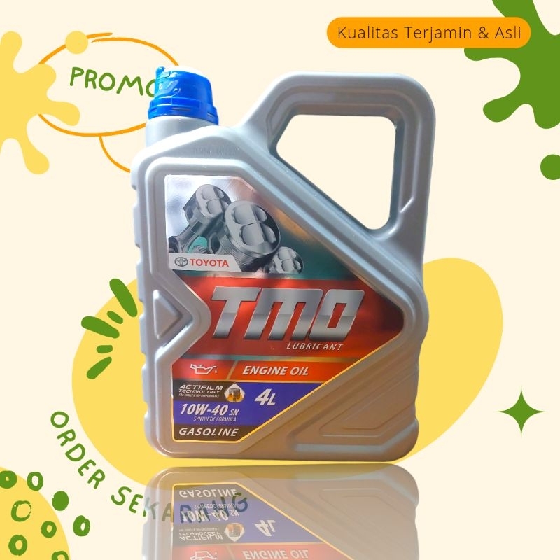 Jual Toyota Oil/ TMO 10w-40/ Oli mobil bensin 4 liter | Shopee Indonesia