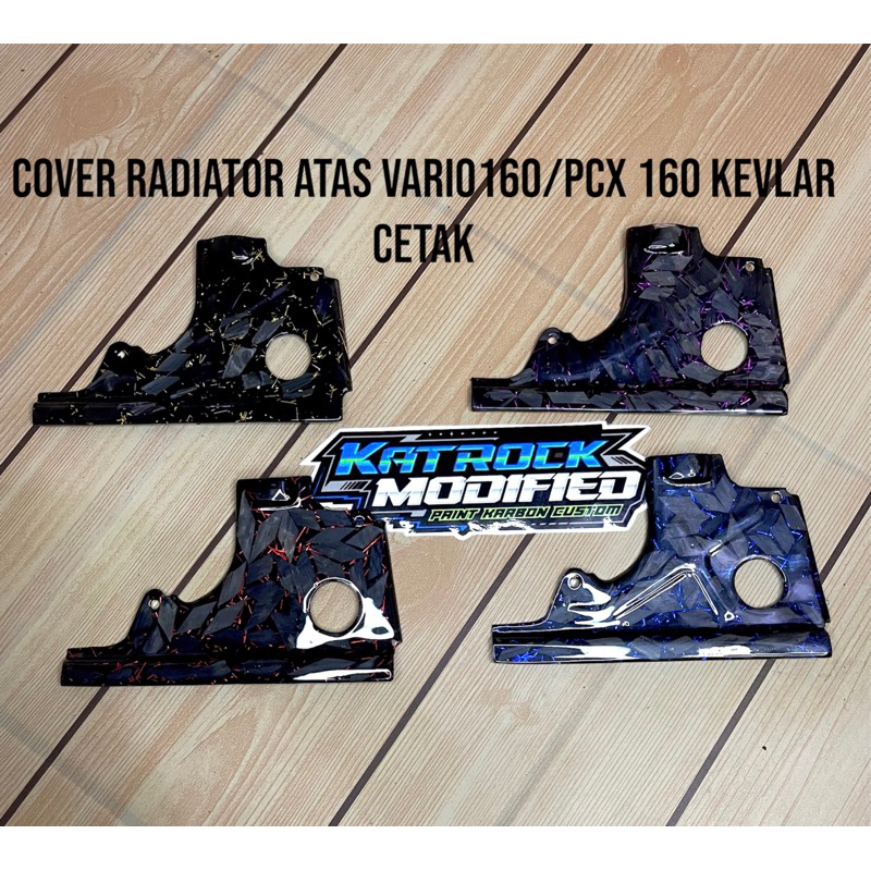 Jual COVER PLAT ATAS RADIATOR PCX 160 VARIO 160 ADV 160 CARBON KEVLAR ...