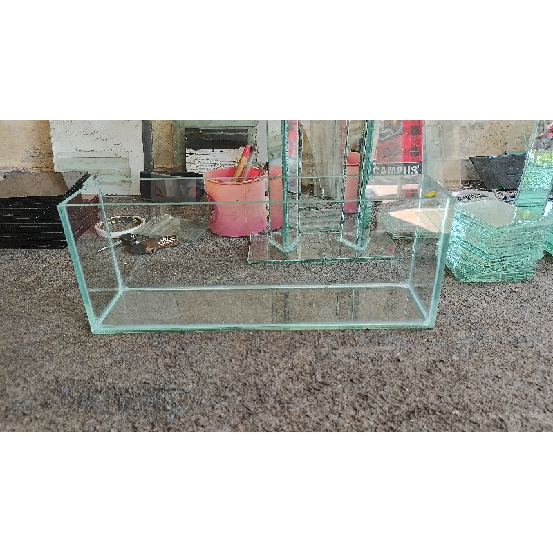 Jual Aquarium kaca aquarium mini murah ukuran 40x10x15 | Shopee Indonesia