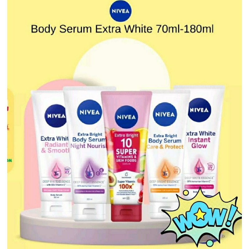Jual Nivea Extra Bright 10 Super Vitamin Skin Food 100x | Shopee Indonesia