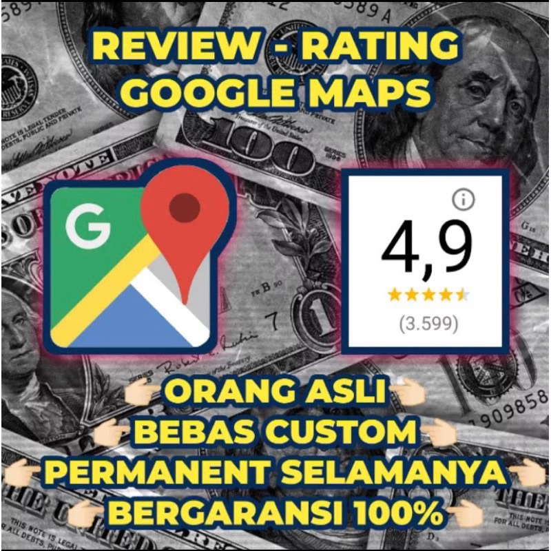 Jual jasa review atau ulasan google maps | Shopee Indonesia
