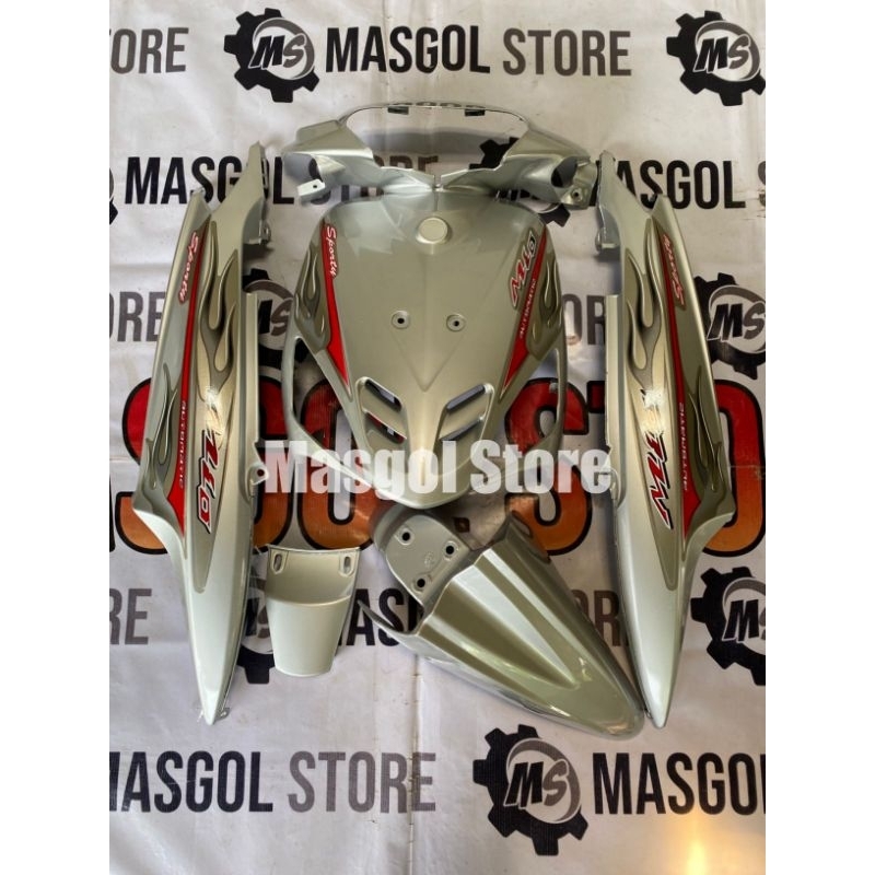 Jual Cover Full body halus Yamaha Mio sporty Merah Kuning Biru Putih ...