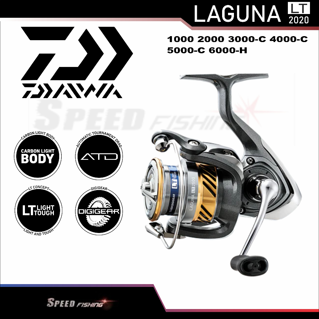 Jual Reel Pancing Daiwa Laguna 2020 LT 1000 2000 3000 4000 5000 6000 ...