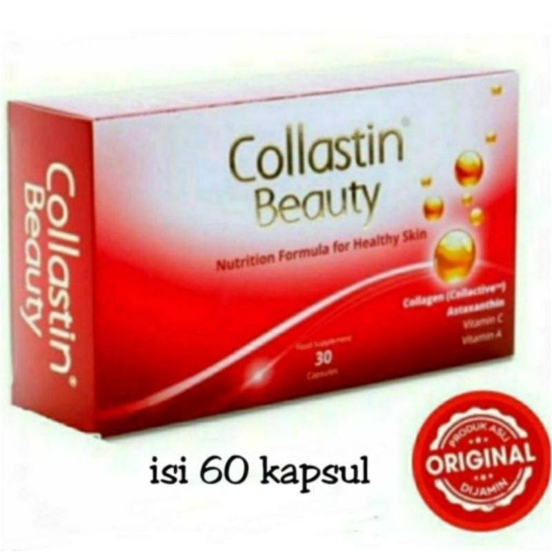 Jual COLLASTIN BEAUTY ISI 60 KAPSUL 100%ORI ( COLLAGEN ACTIV ...