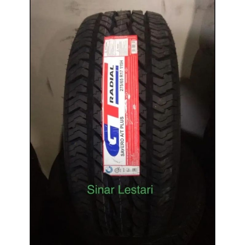 Jual Ban GT Radial Savero AT Plus 275 65 R17 Ban Mobil Everest, Triton ...