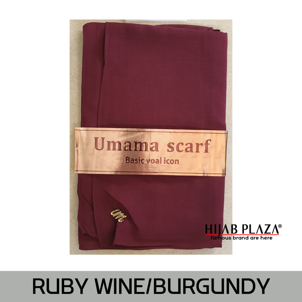 Jual Umama Scarf Basic Voal Icon Metal Logo dan Non Logo Hijab Segi ...