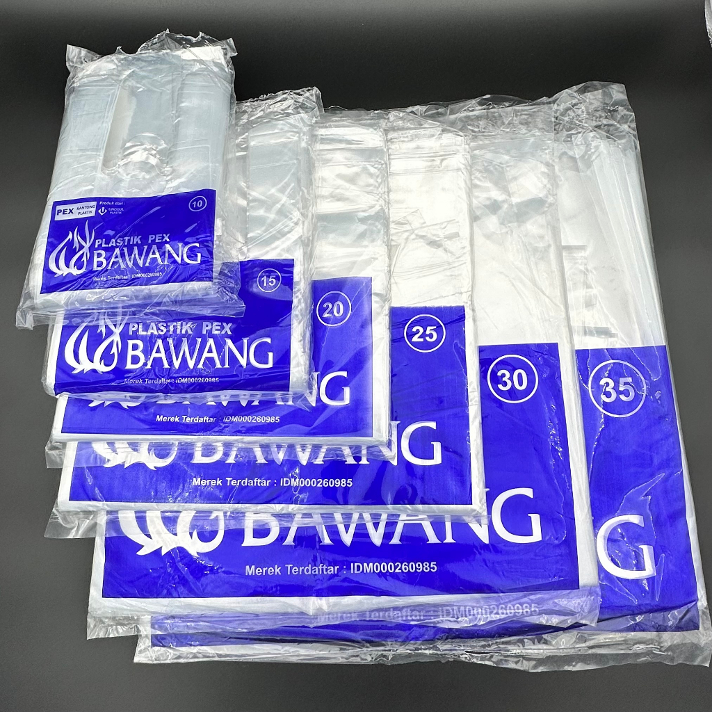 Jual [PLASTIK TERMURAH] Kantong Plastik Bawang / Kresek Bening Premium ...