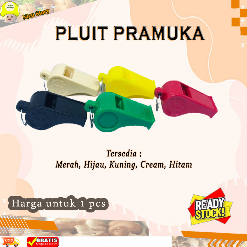 Jual (NCS) 1 Pcs Pluit Priwitan Pramuka sempritan Siaga Penggalang ...