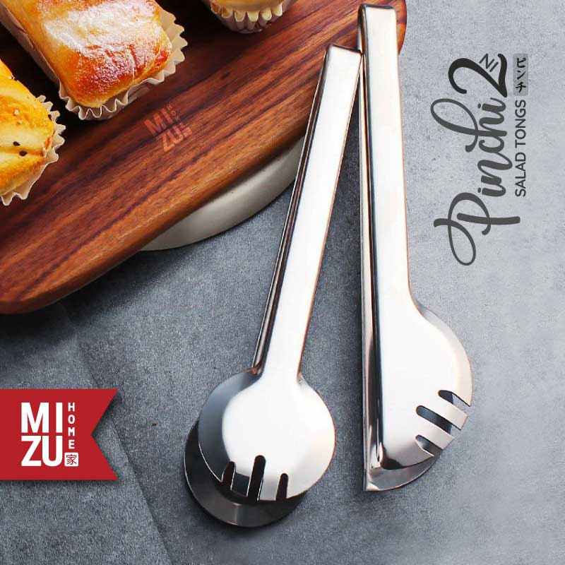 Jual MIZU PINCHI-NI 9" Salad Tongs Stainless Penjepit Salad Capitan ...