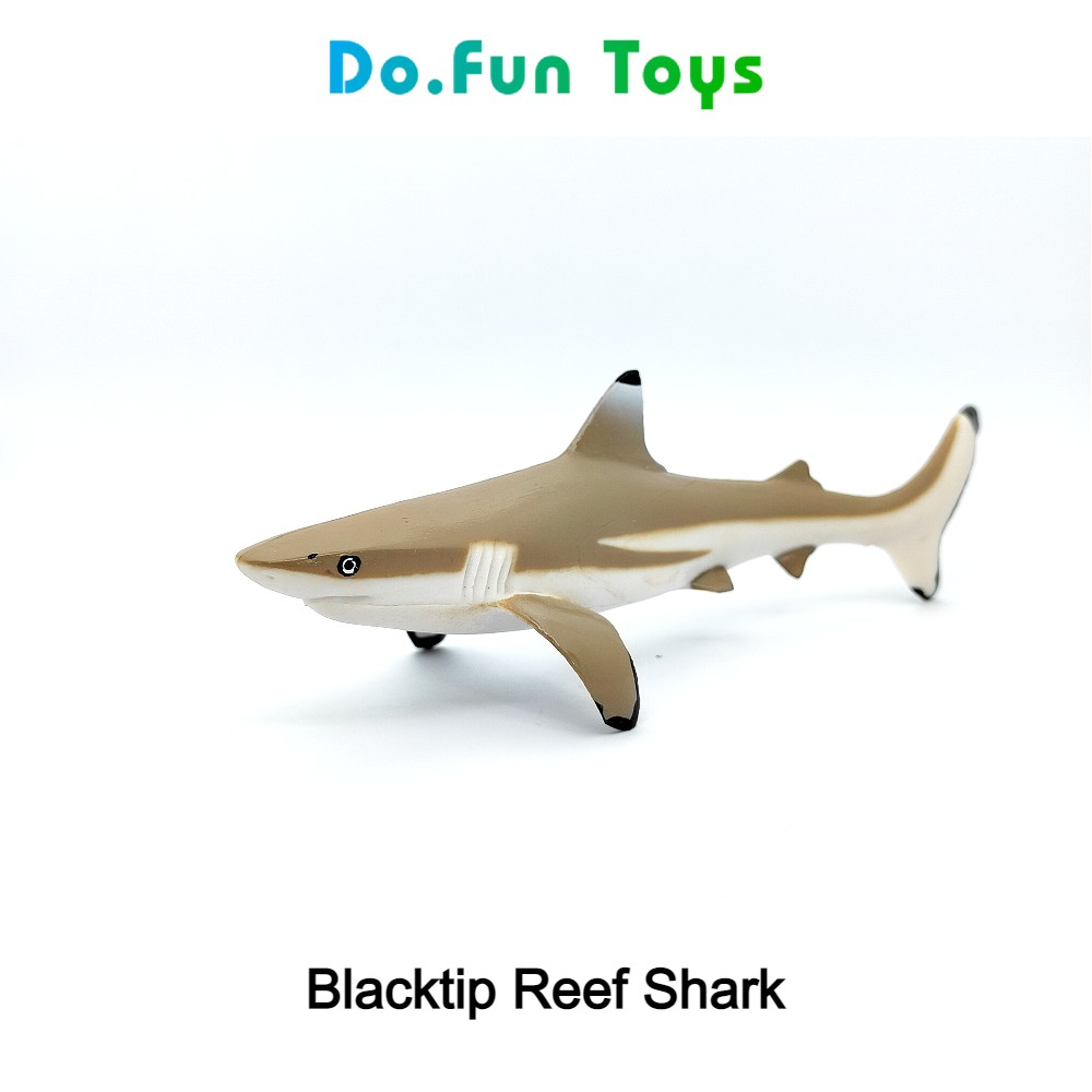 Jual Animal Figurine | BLACKTIP REEF SHARK / Mainan Miniatur Binatang ...