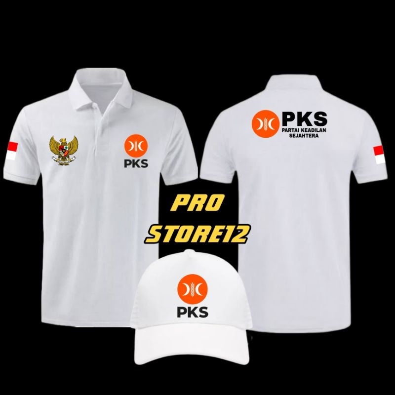Jual POLOSHIRT PARTAI PKS BONUS TOPI || BAJU KERAH PARTAI PKS | Shopee ...