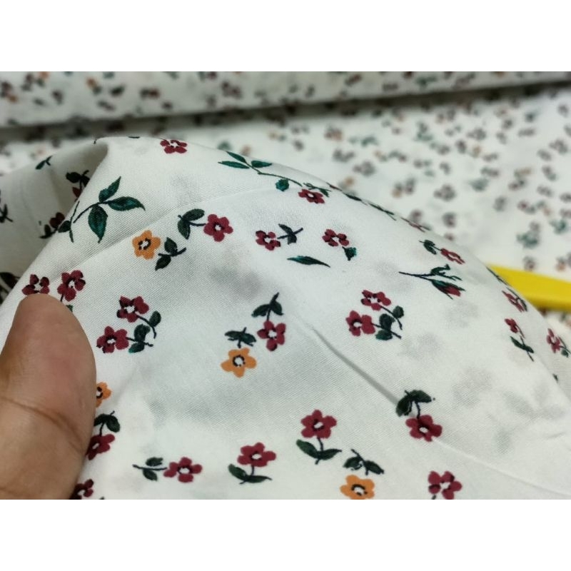 Jual KATUN POPLINE MOTIF BUNGA | Shopee Indonesia