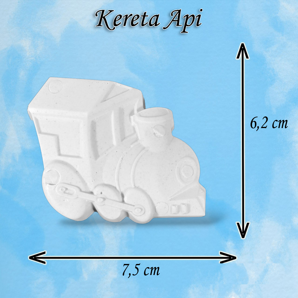 Jual Model Transportasi Umum Mainan Edukatif Anak Patung Gypsum Lukis ...