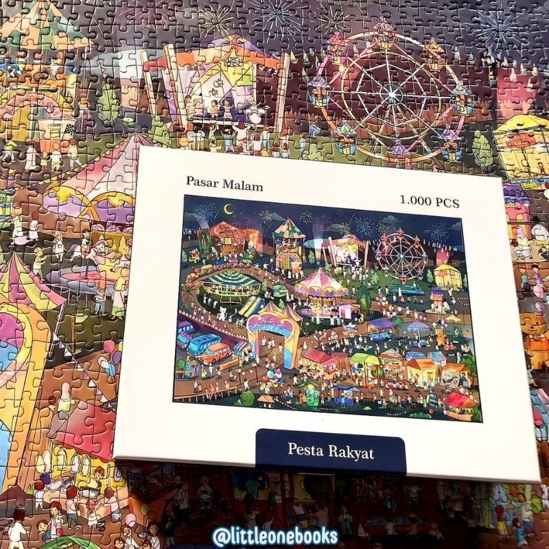 Jual Jigsaw Puzzle 1000 pcs - Pesta Rakyat Agustusan & Pasar Malam ...