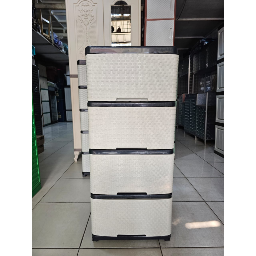 Jual Lemari Plastik Laci Plastik Serbaguna SUSUN 4 STOCKCASE (BUKAN ...