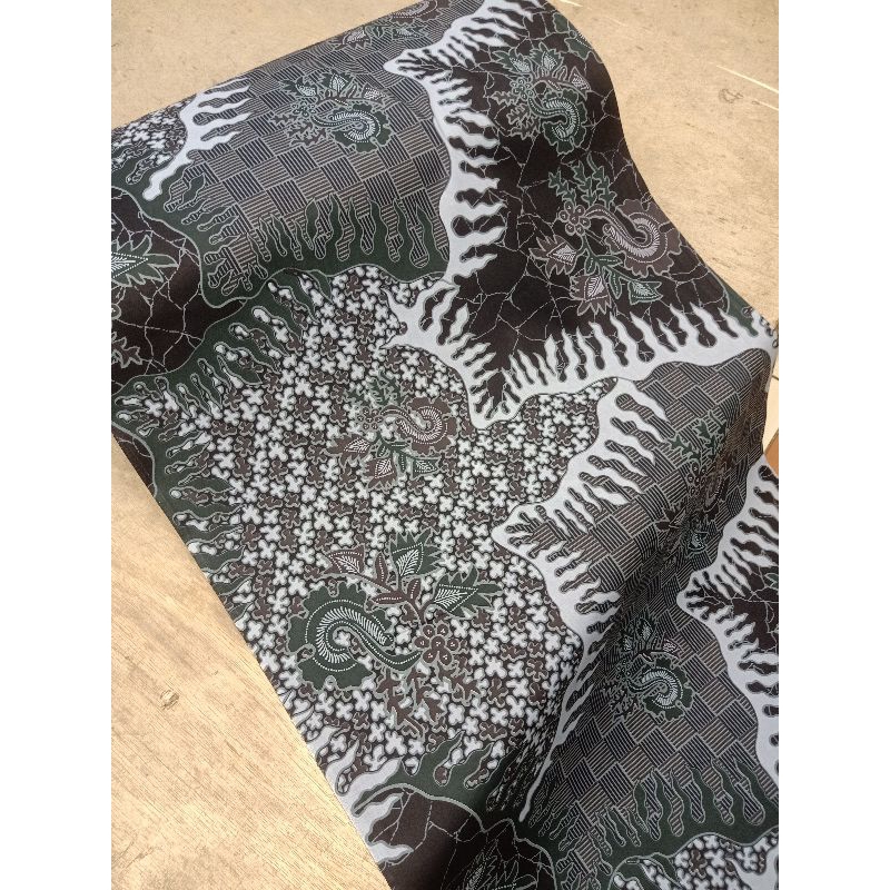 Jual kain batik katun exclusive // batik katun halus semir putih ...