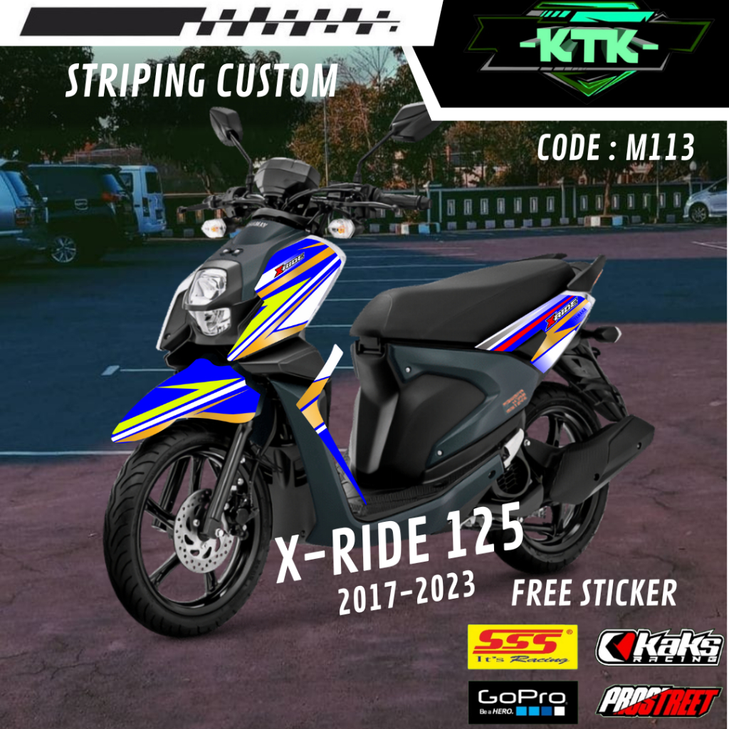 Jual Lis Striping Sticker Variasi Aksesoris List Stiker Pelindung Body ...
