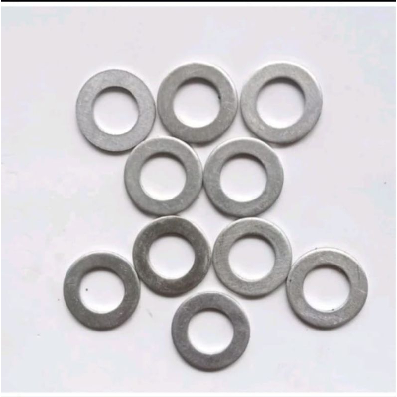 Jual Ring oli aluminium M12 / Ring baut tap oli bawah 17 1pcs | Shopee ...