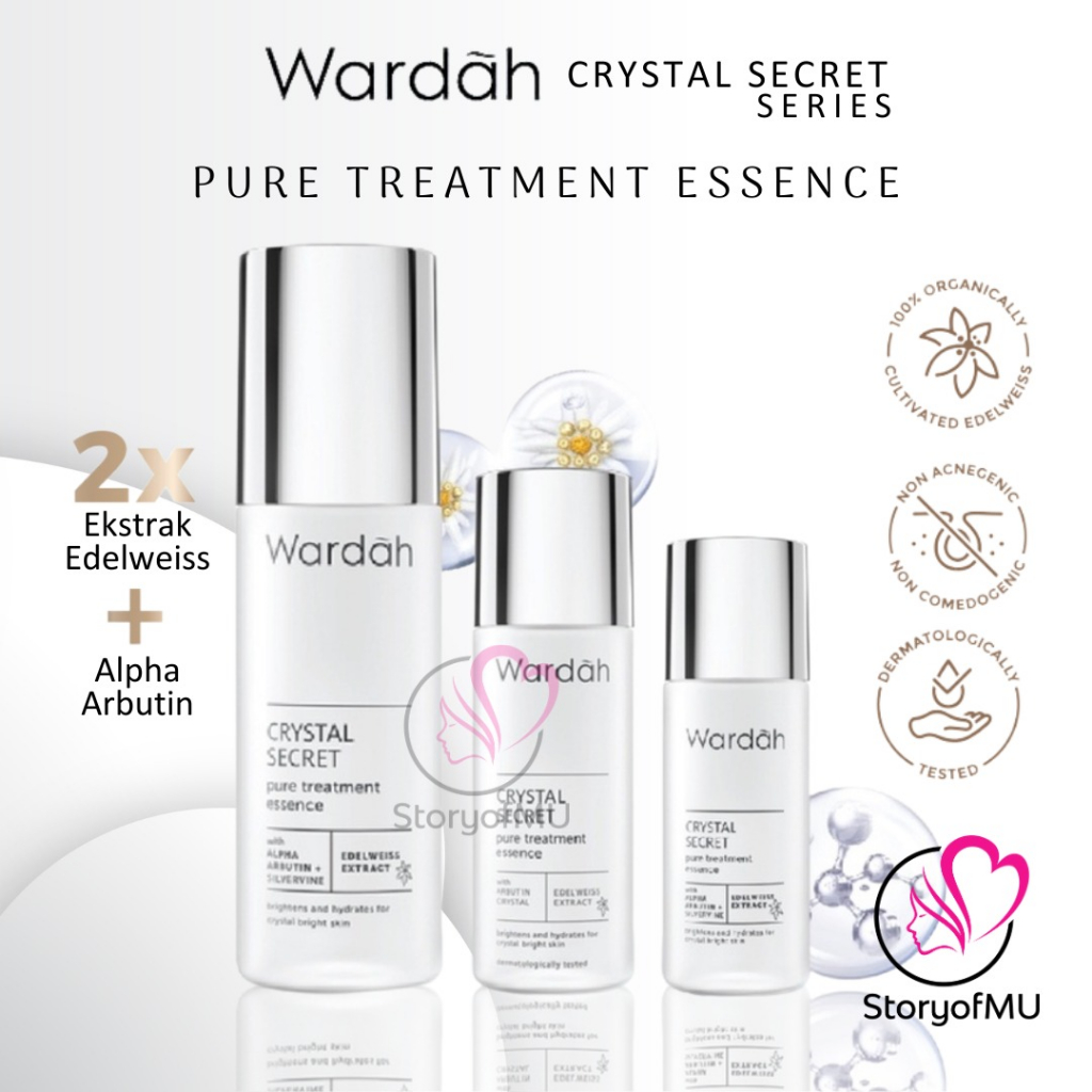 Jual WARDAH Crystal Secret - Pure Treatment Essence 30ml | 50ml | 100ml ...
