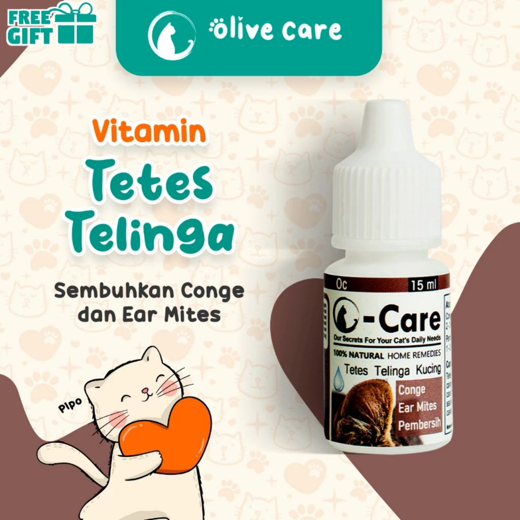 Jual Olive Care Obat Tetes PEMBERSIH TELINGA KUPING KUTU KUCING ...