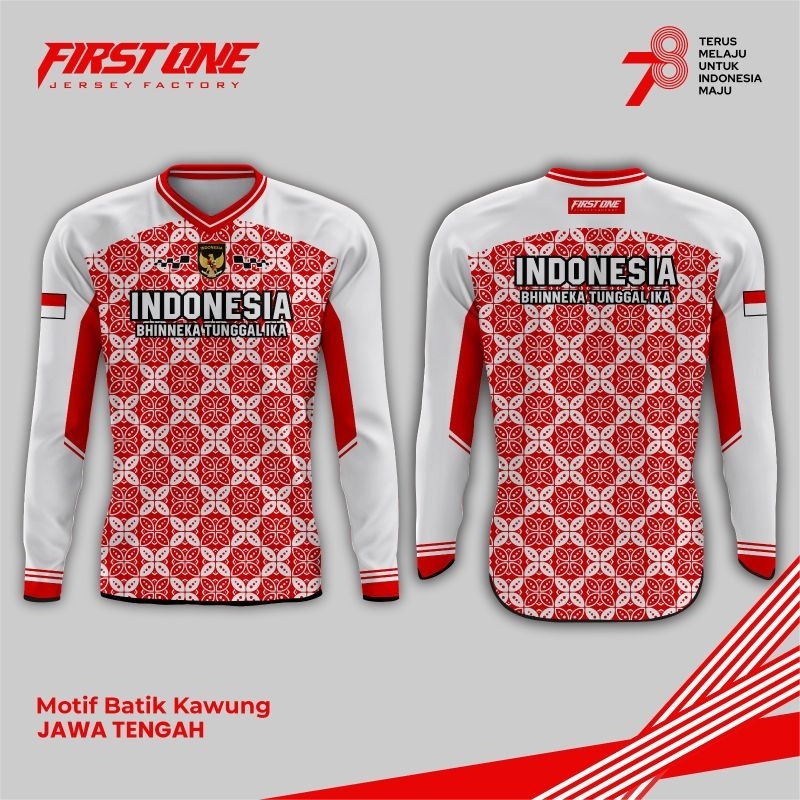Jual Jersey Jawa Batik Kawung Panjang | Shopee Indonesia