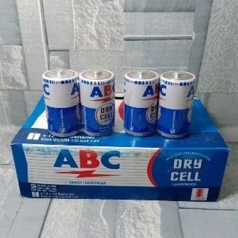 Jual Batrai ABC biru besar ukuran D R20 d Size Battery ABC Jumbo (Dapat ...