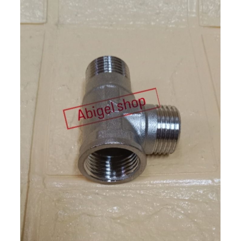 Jual Tee drat stainless/Tee drat sambungan kran kloset | Shopee Indonesia